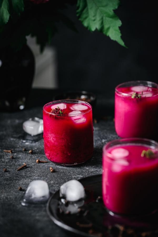 Iced Beetroot Chai Latte (+ Warm Verison) - Use Your Noodles
