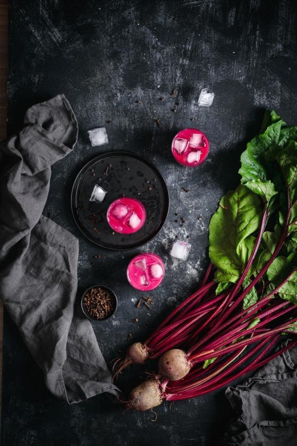 Iced Beetroot Chai Latte (+ Warm Verison) - Use Your Noodles